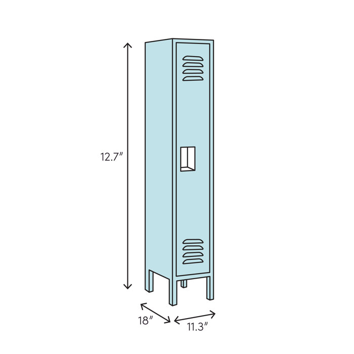 Hallowell Cubix 11.3'' Wide Locker | Wayfair