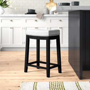 Wayfair | Backless Black Counter Height Bar Stools You'll Love in 2022
