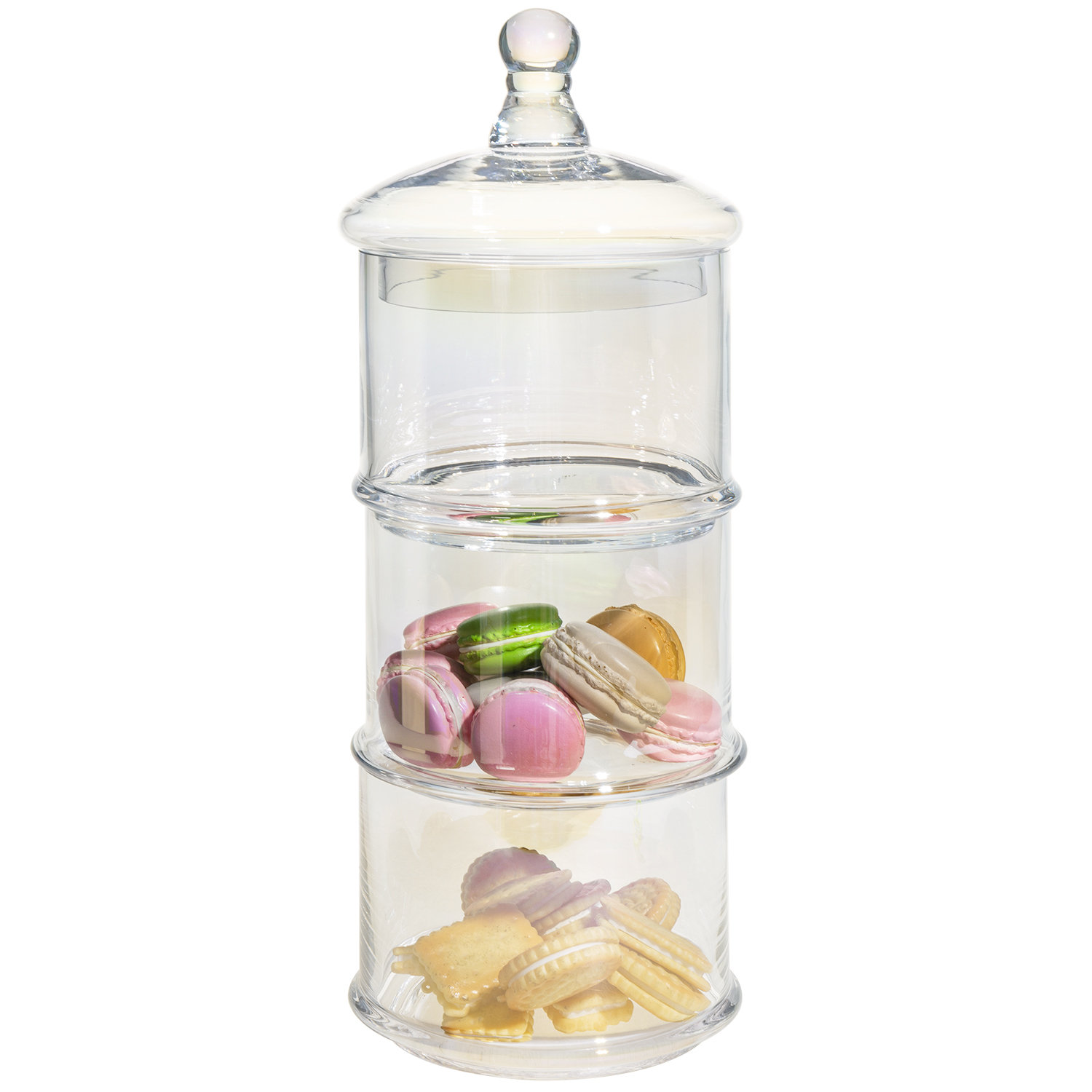 Prep & Savour 3 Tier Stacking 250 qt. Apothecary Jar & Reviews | Wayfair
