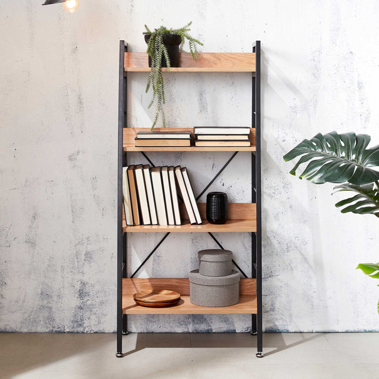 17 Stories Aldershot 24'' W Iron Bookcase & Reviews | Wayfair