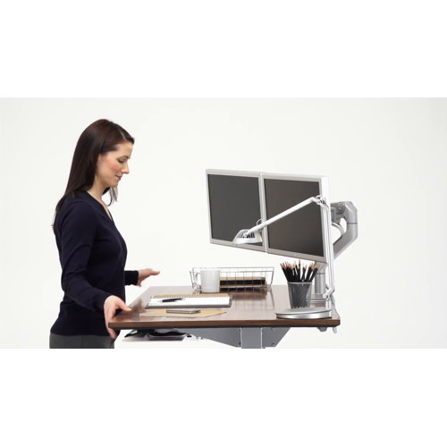 Humanscale Float Height Adjustable Standing Desk & Reviews | Wayfair