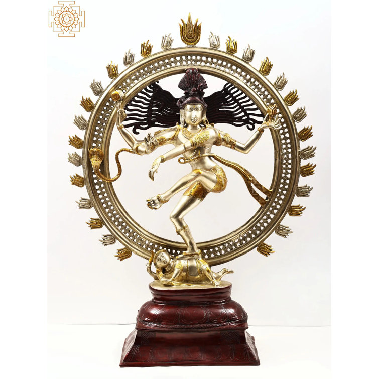 Exotic India Large Size Nataraja Dancing On Apasmara Statue | Wayfair