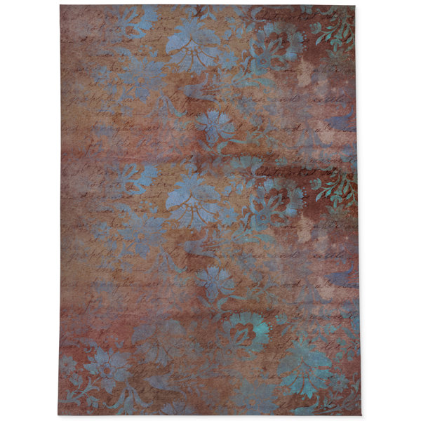 Blue-copper-rug | Wayfair