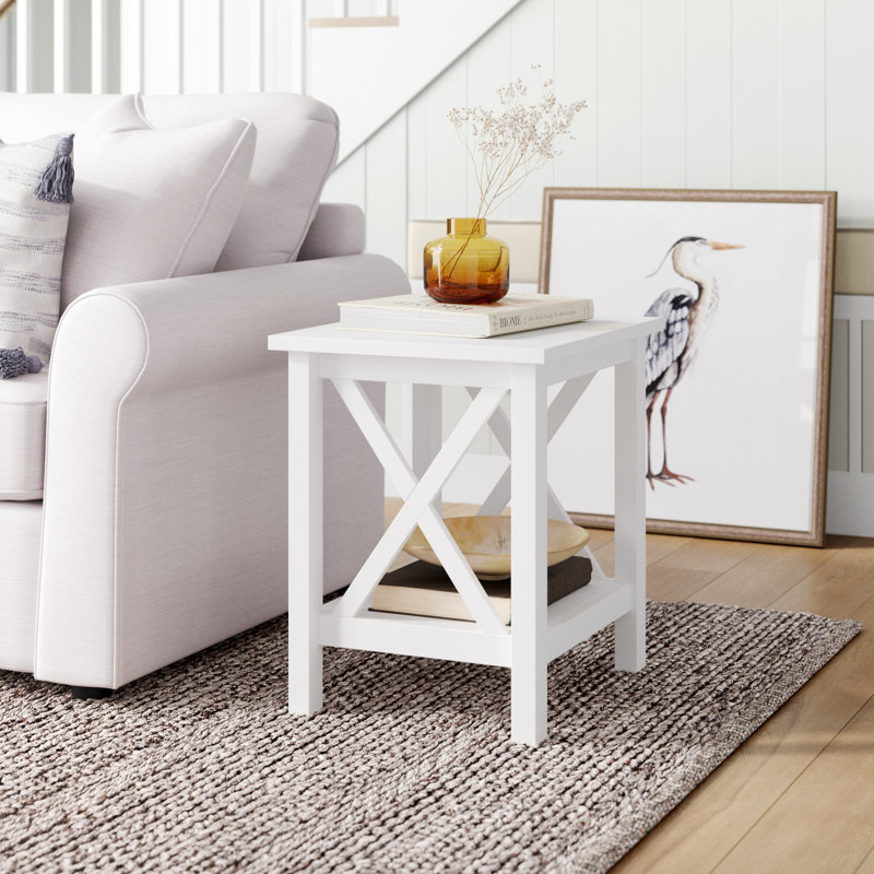 Sand & Stable Stimpson 22'' Tall Solid Wood End Table & Reviews | Wayfair
