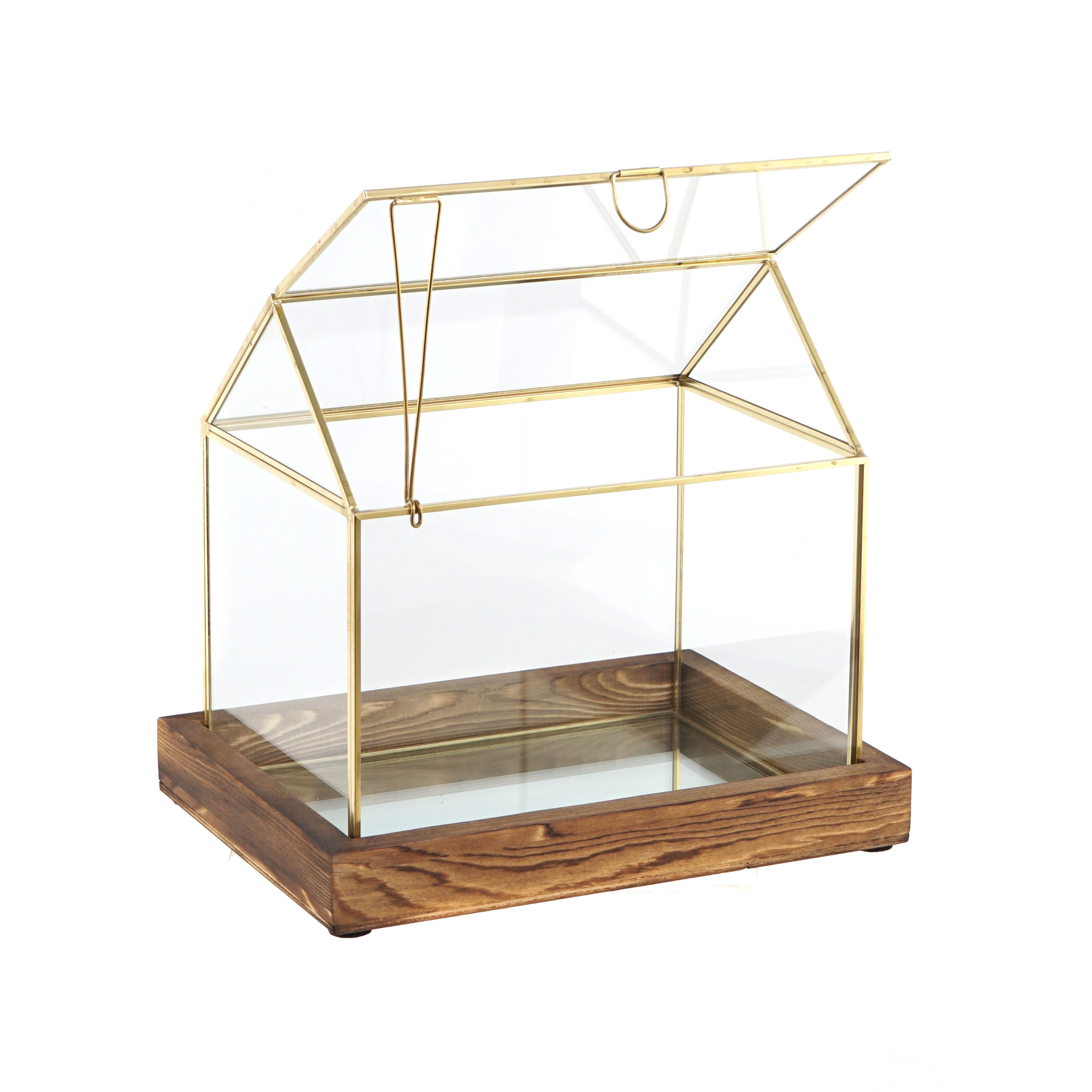 The Holiday Aisle® Rimmed Glass House | Wayfair