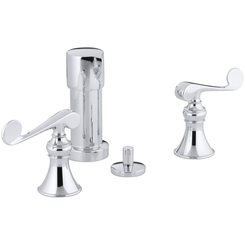 Kohler Revival Vertical Spray Bidet Faucet with Scroll Lever Handles ...