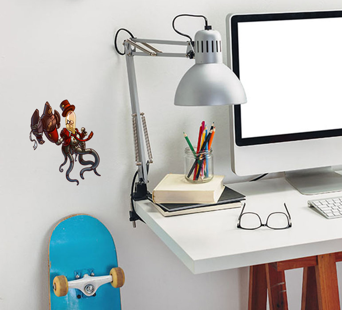 Trinx Fantasy Alien Decal, Fantasy Alien Sticker, Fantasy Alien Wall ...