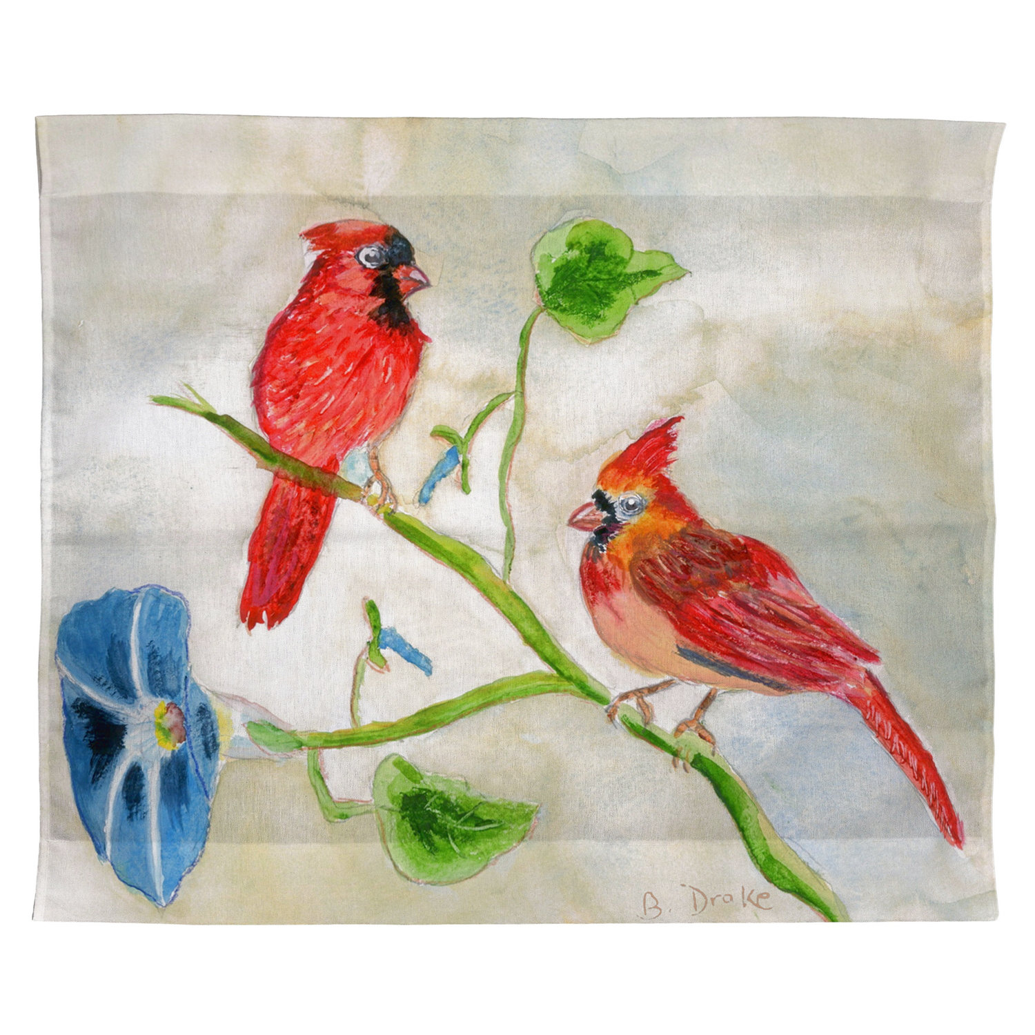 Charlton Home® Emmalee Cardinals Outdoor Wall Hanging | Wayfair