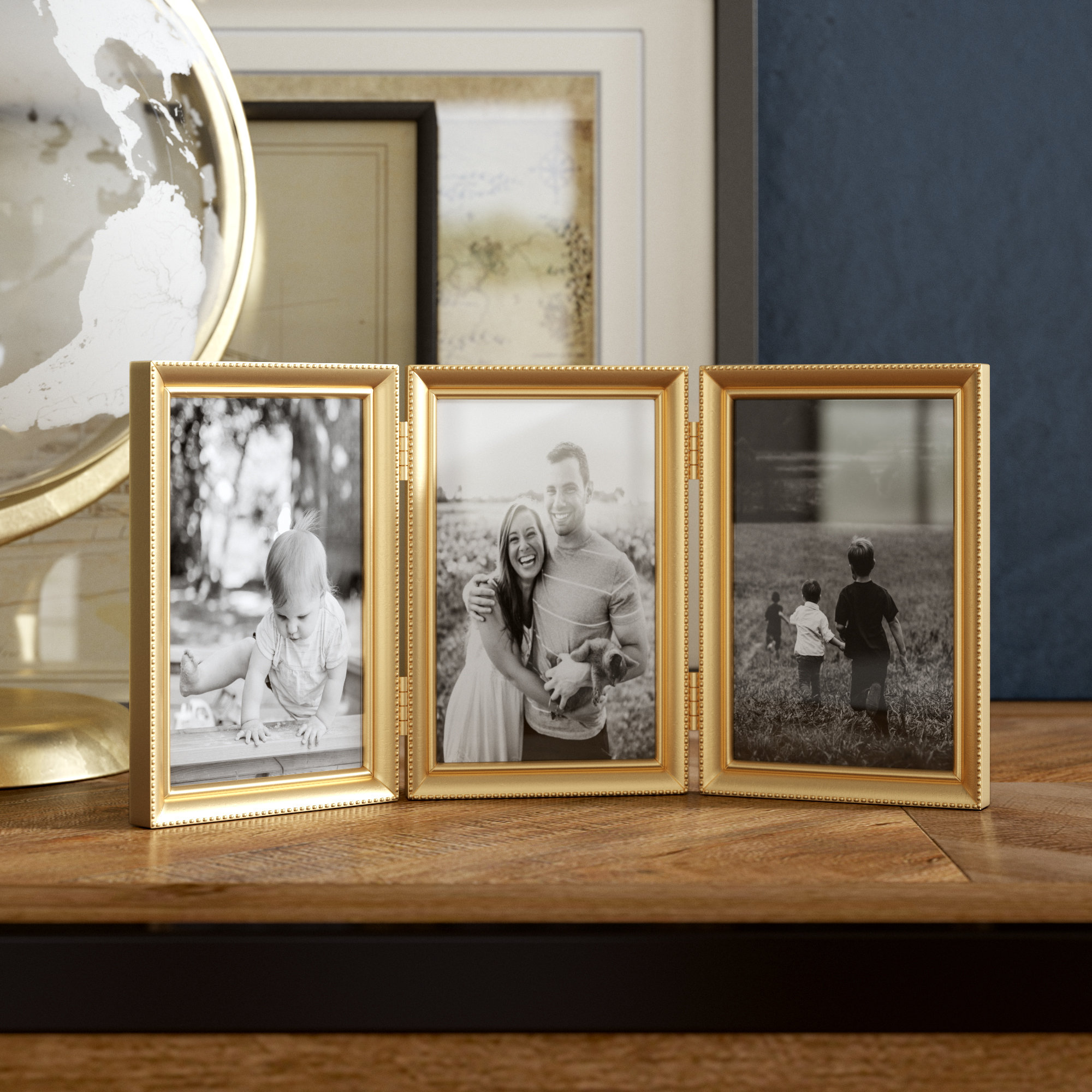 Charlton Home® Eugen Metal Collage Picture Frame - Set of 3 & Reviews ...