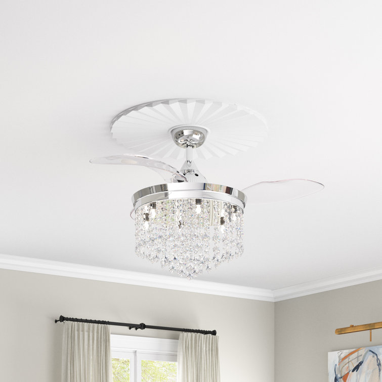Etta Avenue™ 42'' Kaleb 3 - Blade Ceiling Fan with Remote Control and ...