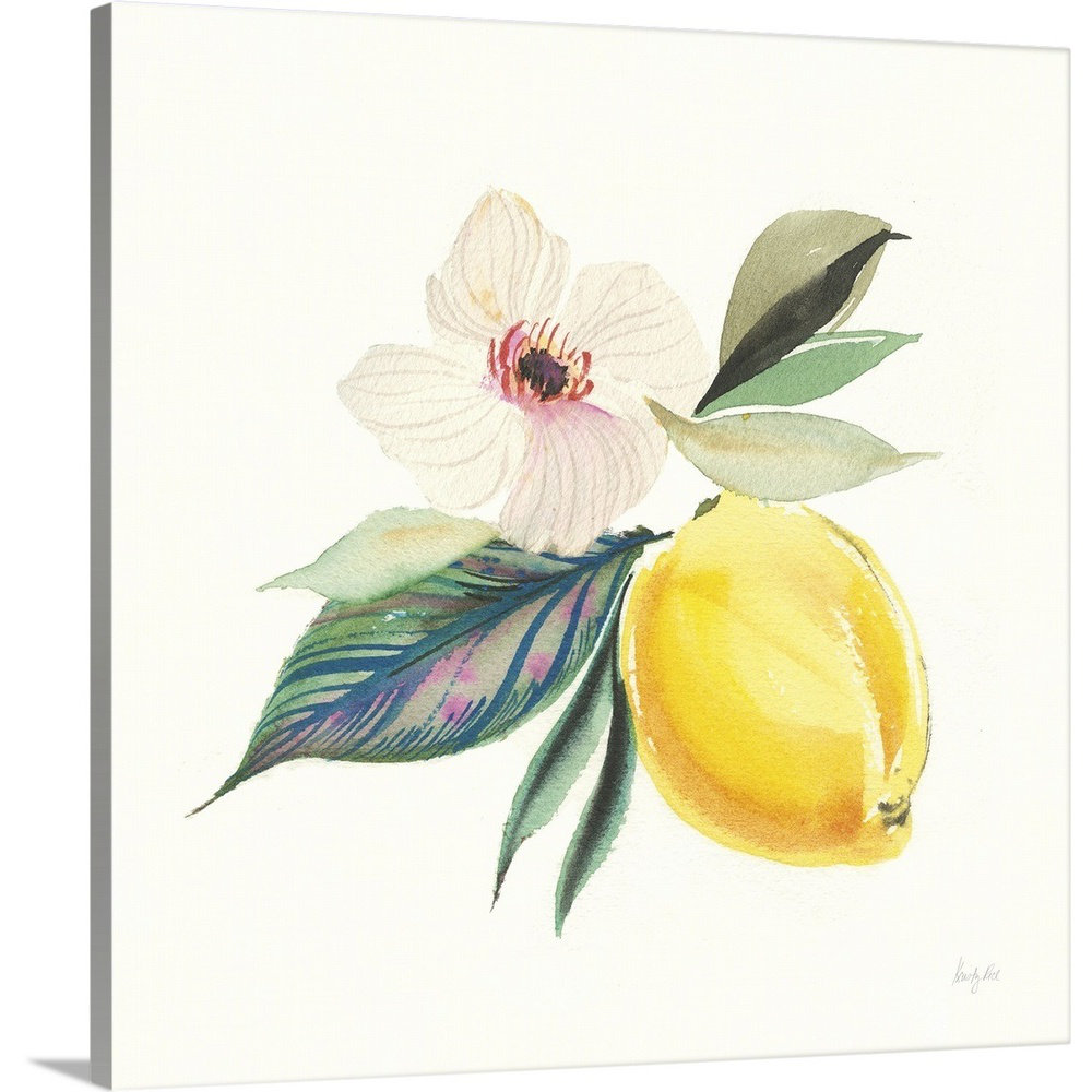 August Grove® Citrus Summer III by Kristy Rice - Painting on Canvas ...