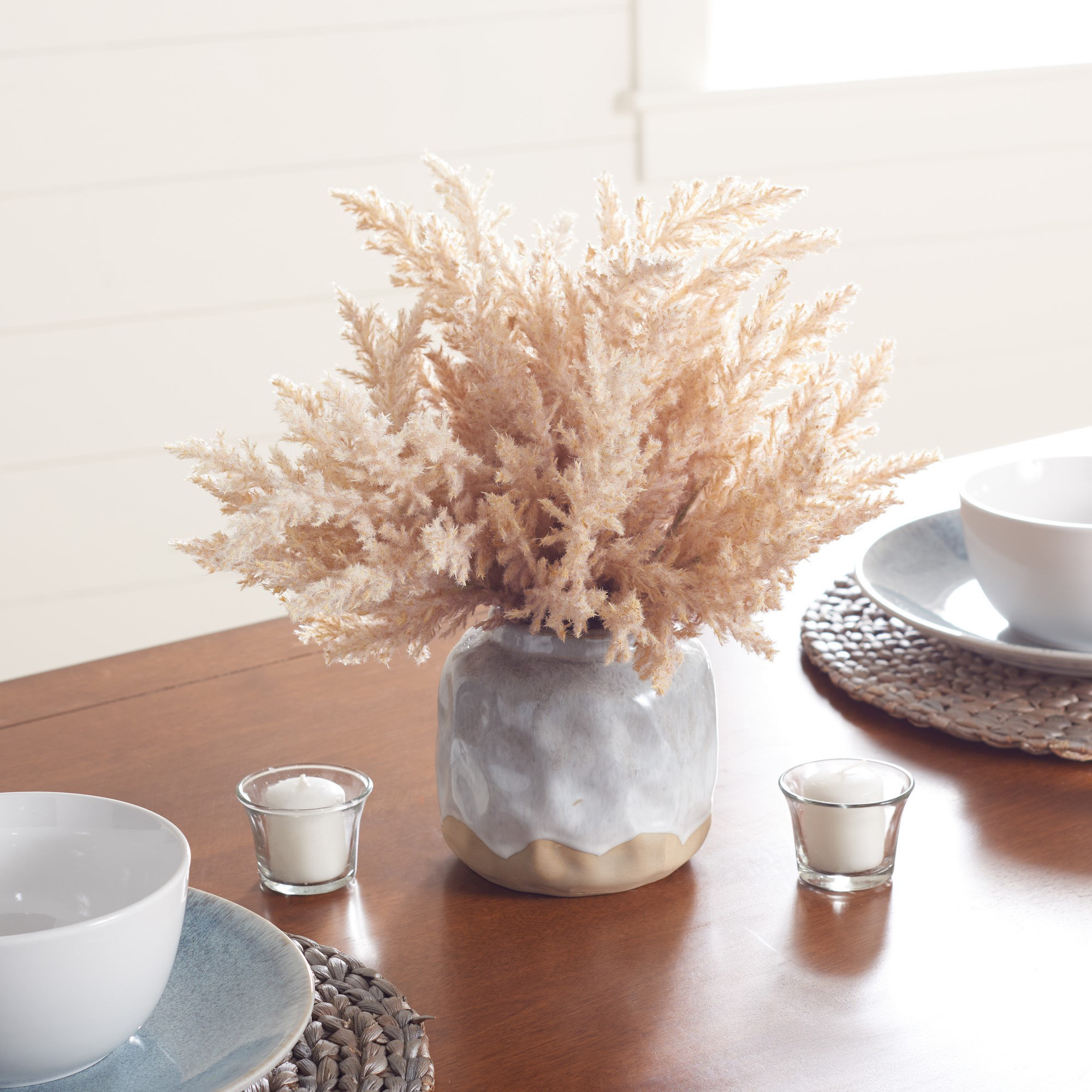 Primrue Corn Floral Arrangements in Pot | Wayfair