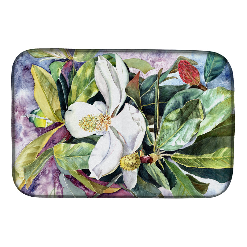 Caroline's Treasures Magnolia Drying Mat | Wayfair.ca