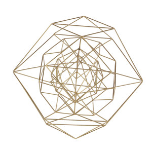 CosmoLiving by Cosmopolitan Metal Wire Sphere Sculpture & Reviews | Wayfair