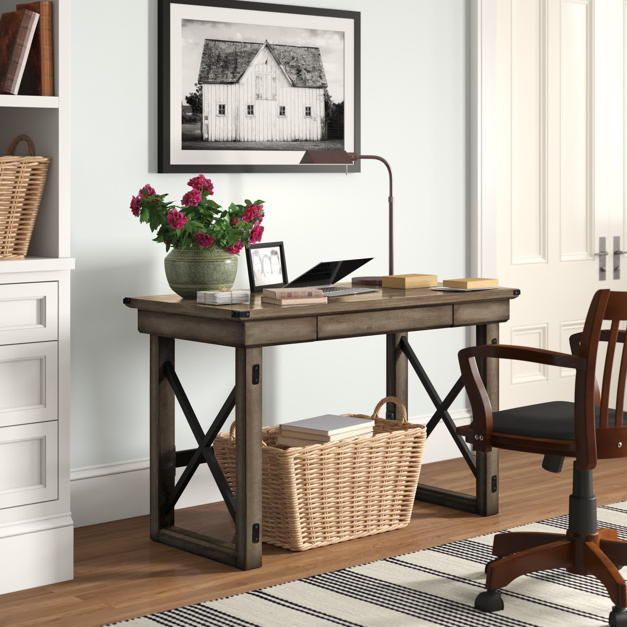 Three Posts Bondville Desk & Reviews | Wayfair.co.uk