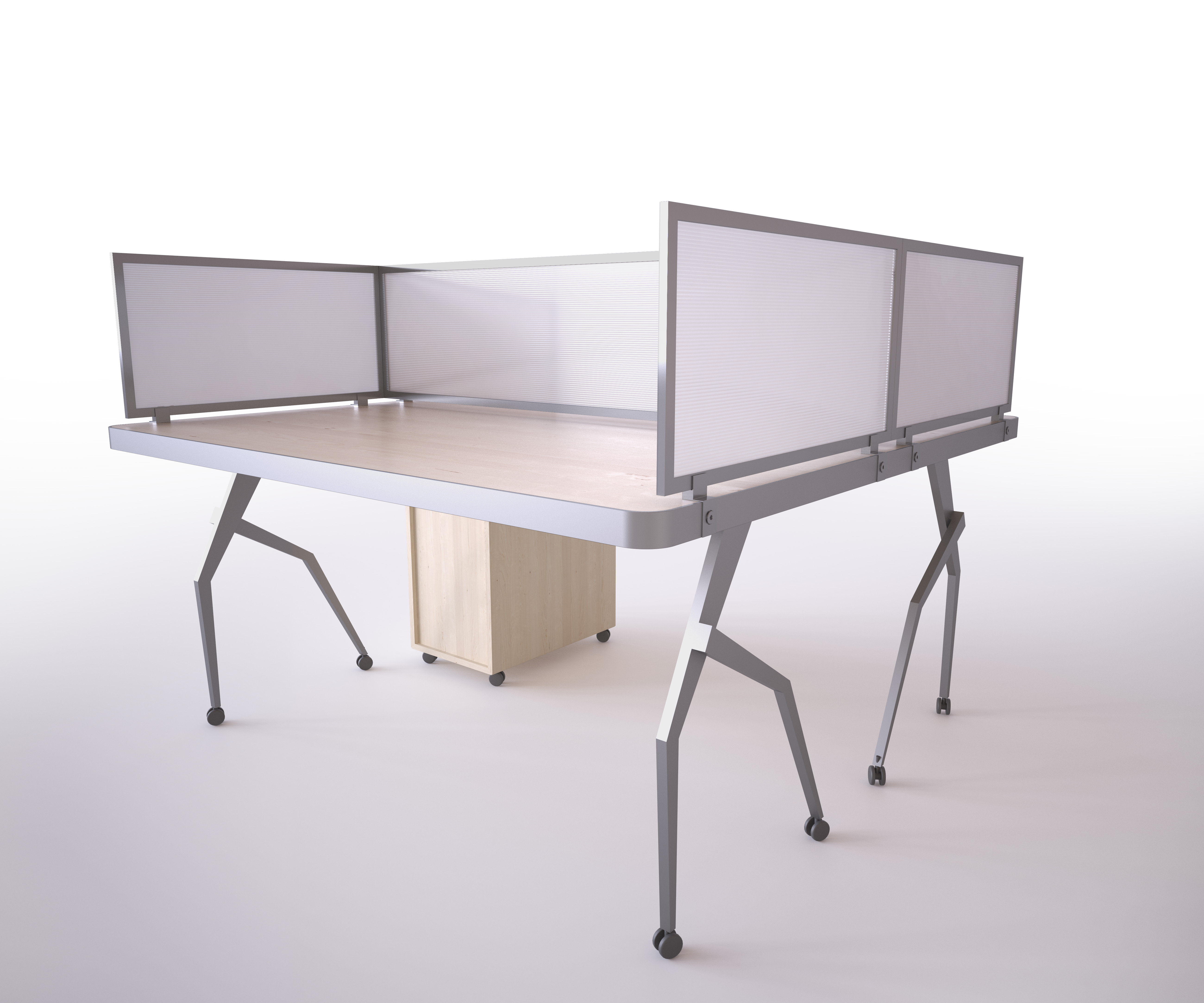 OBEX Polycarbonate Desk Mounted Privacy Panel | Wayfair