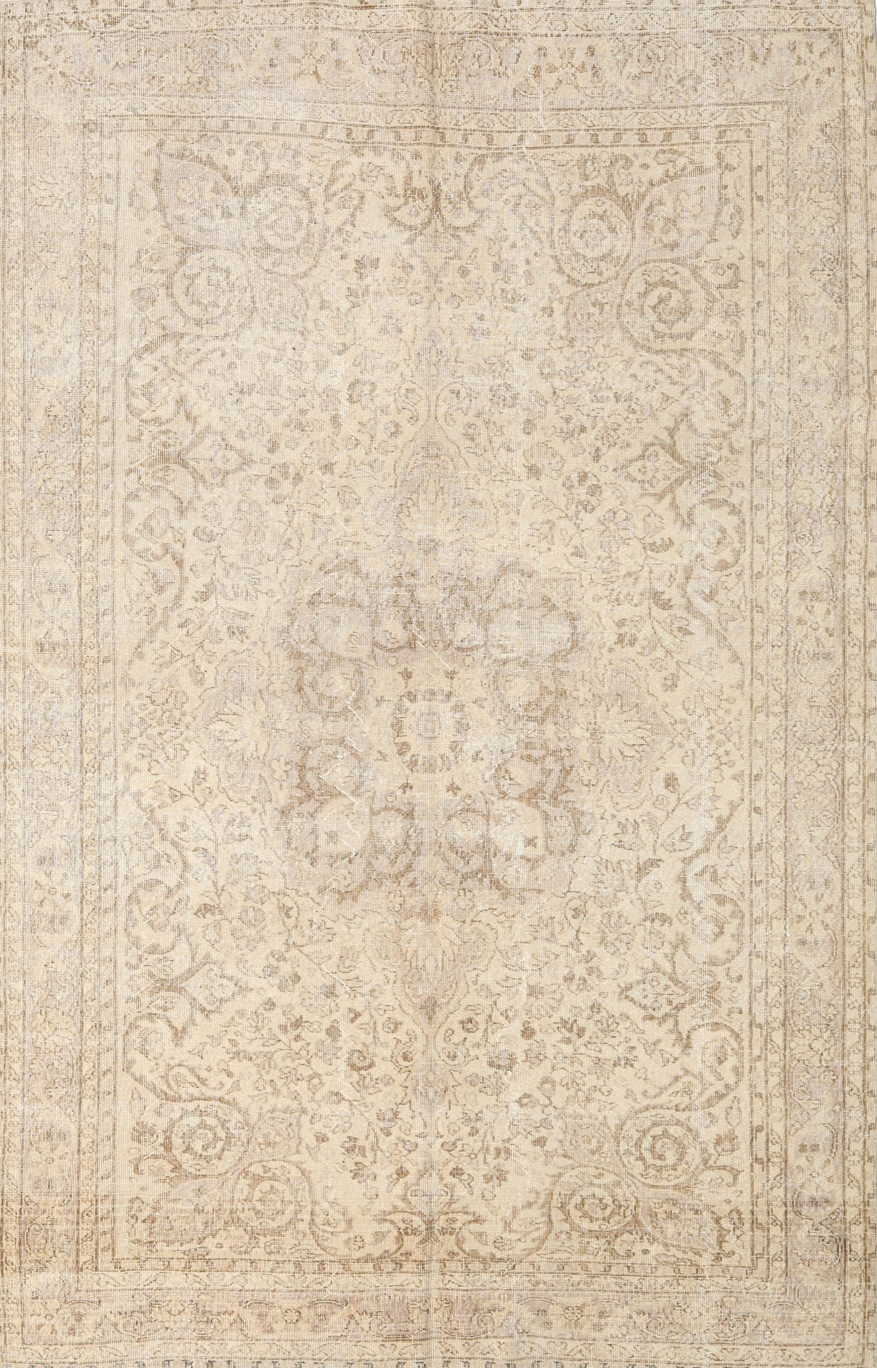 One Allium Way® Oriental Wool Beige Area Rug | Wayfair