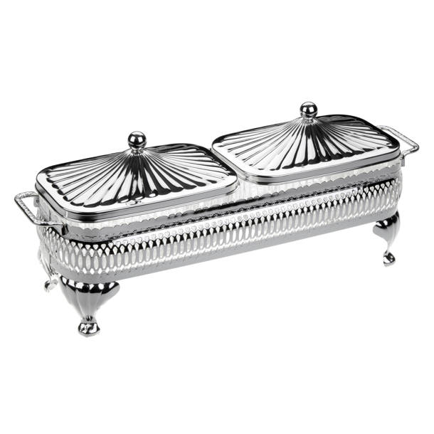 Corbell Silver Company Queen Anne 2 Piece Butter Dish Set & Reviews ...