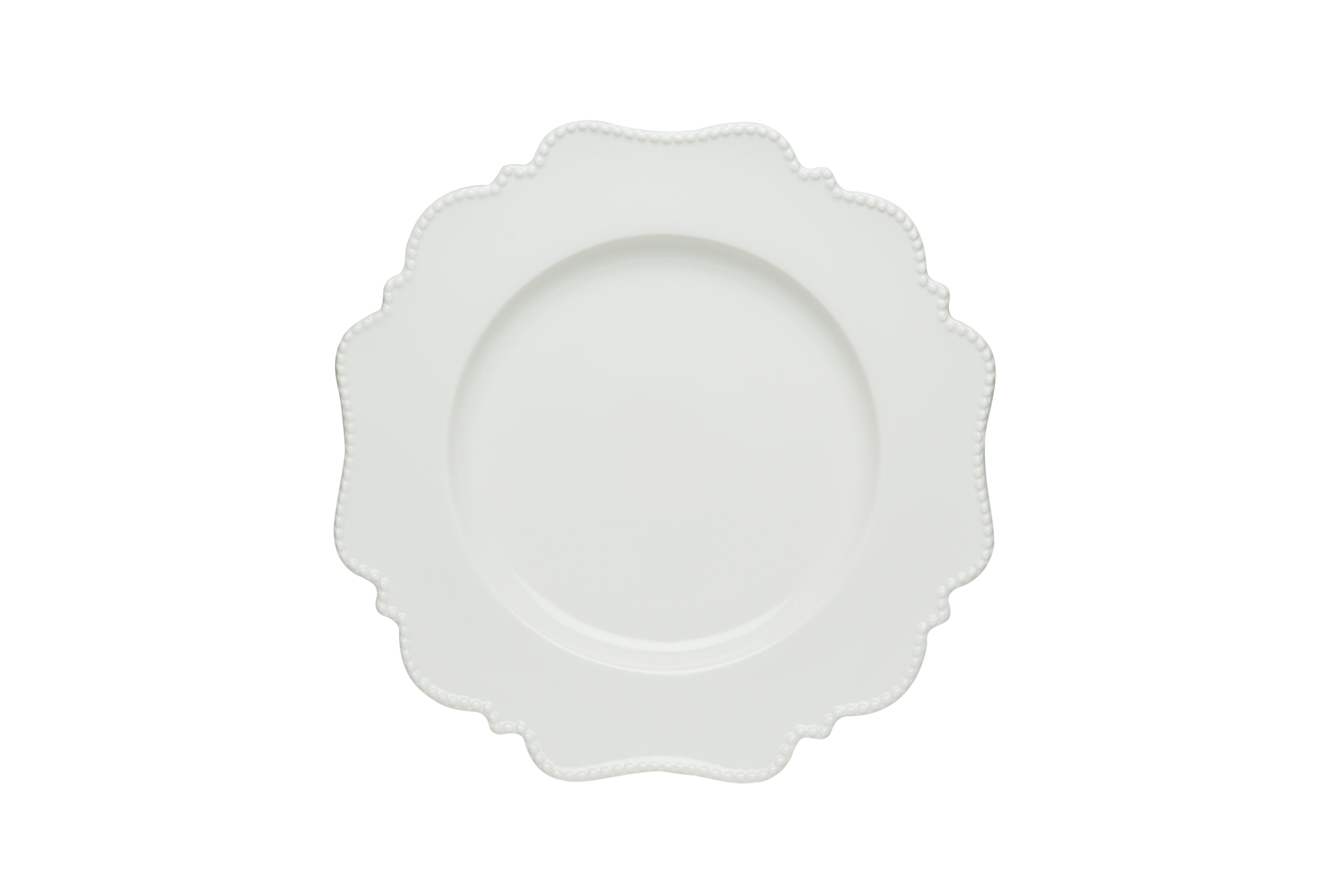 Red Vanilla Pinpoint White 8" Salad Plate & Reviews | Wayfair