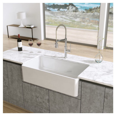 8 Inch Deep Farmhouse Sink | Wayfair