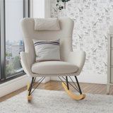 Wayfair | Beige Rocking Chairs You'll Love in 2022