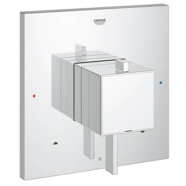 GROHE Eurocube® 19.0625'' Alpine White Fireclay Rectangular Wall Mount ...