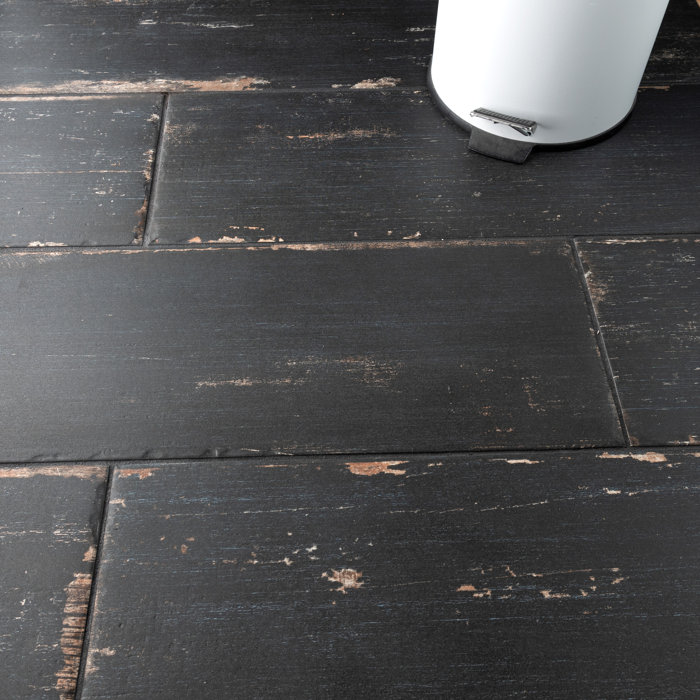 Merola Tile Retro 8" x 24" Porcelain Wood Look Wall & Floor Tile ...