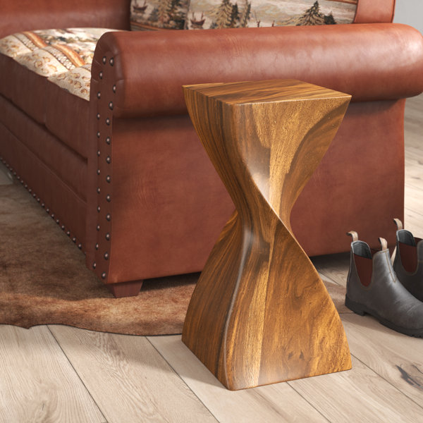 Foundstone™ Rhiannon Solid Wood Abstract End Table & Reviews - Wayfair ...