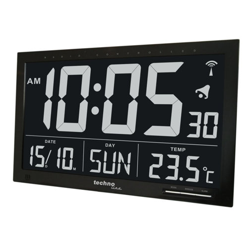 Technoline Radio Controlled Clock & Reviews | Wayfair.co.uk