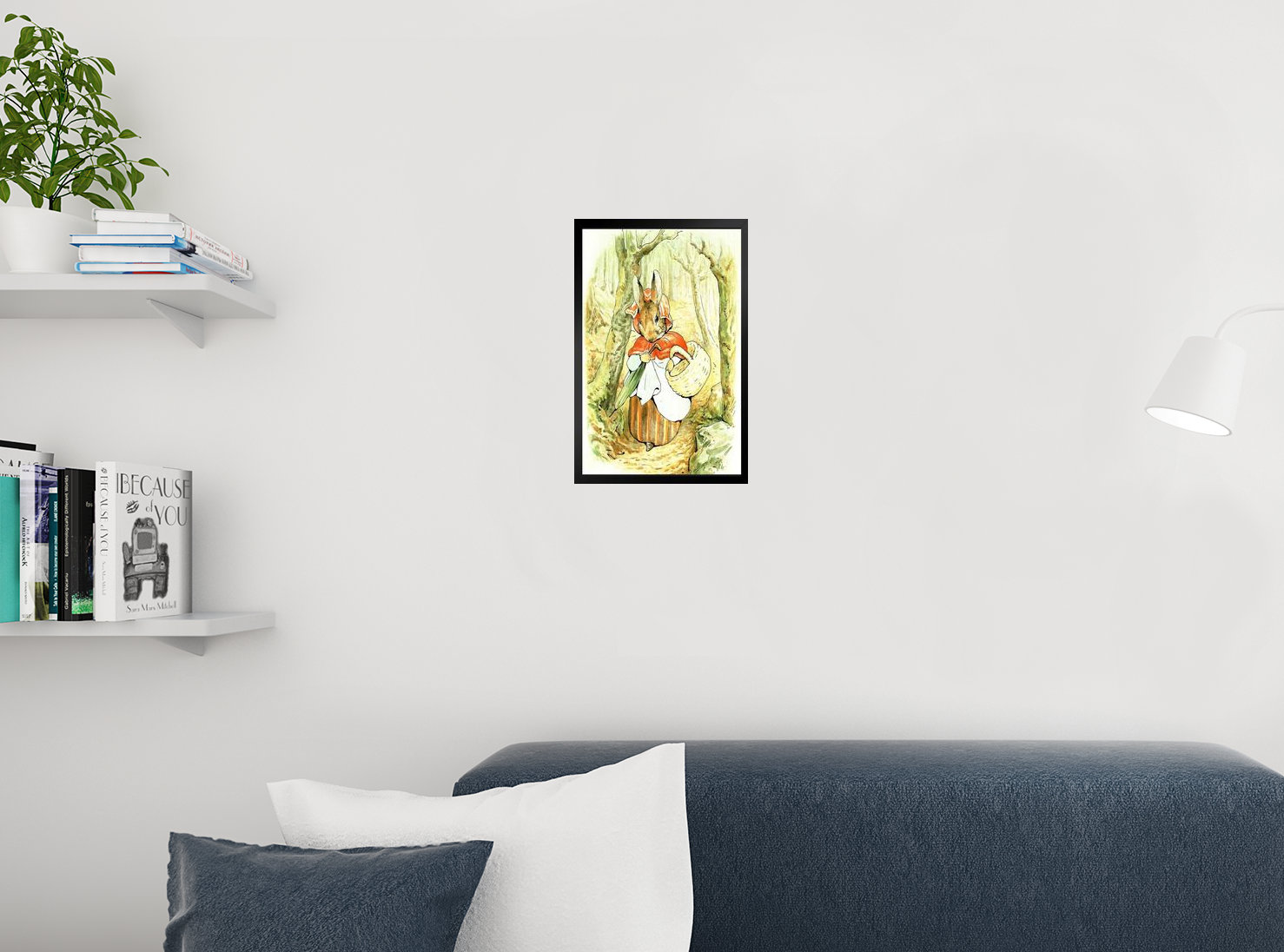 Poster Foundry Beatrix Potter Tale Of Peter Rabbit Mrs Rabbit British ...