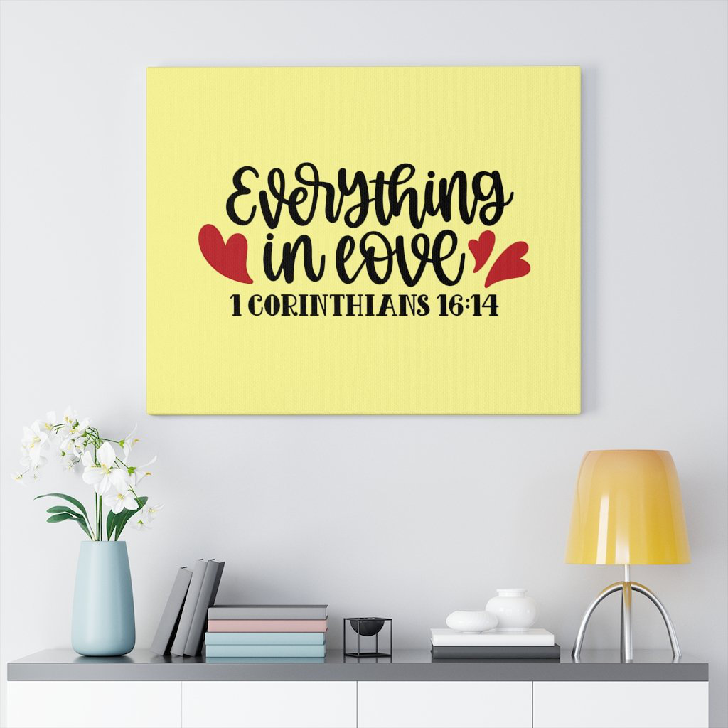 Express Your Love Gifts In Love 1 Corinthians 16:14 Christian Wall Art ...