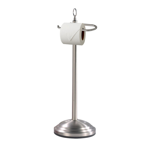 NU Steel Free Standing Toilet Tissue Holder & Reviews | Wayfair