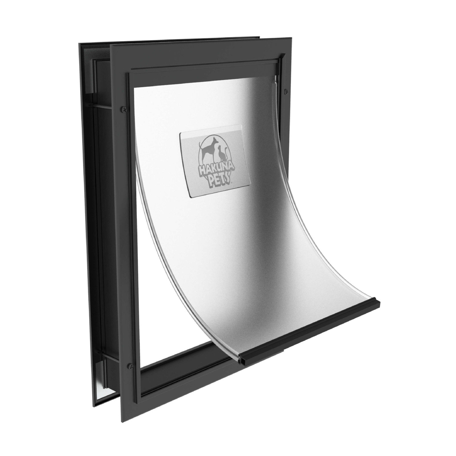 Hakuna Pets Metal Door Mount Pet Door for Dog & Reviews | Wayfair