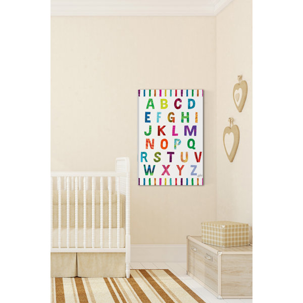Isabelle & Max™ Culpepper Colorful Alphabet Canvas Art | Wayfair