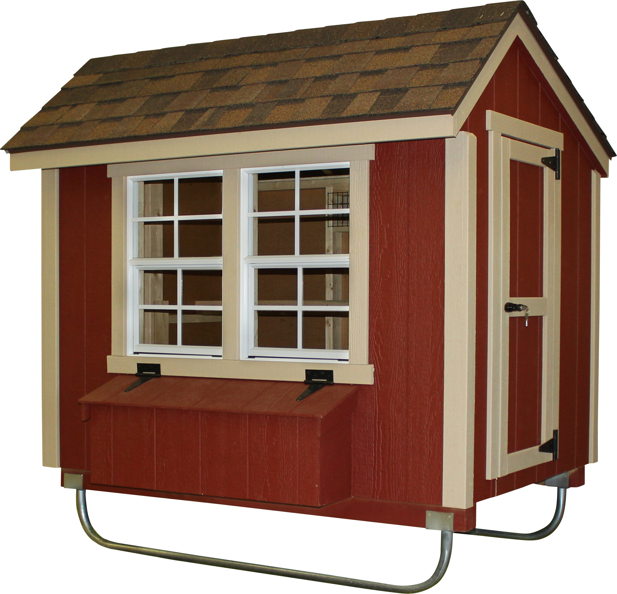 Alpine Structures Walk In Chicken Coop with Nesting Box For Up To 8 ...