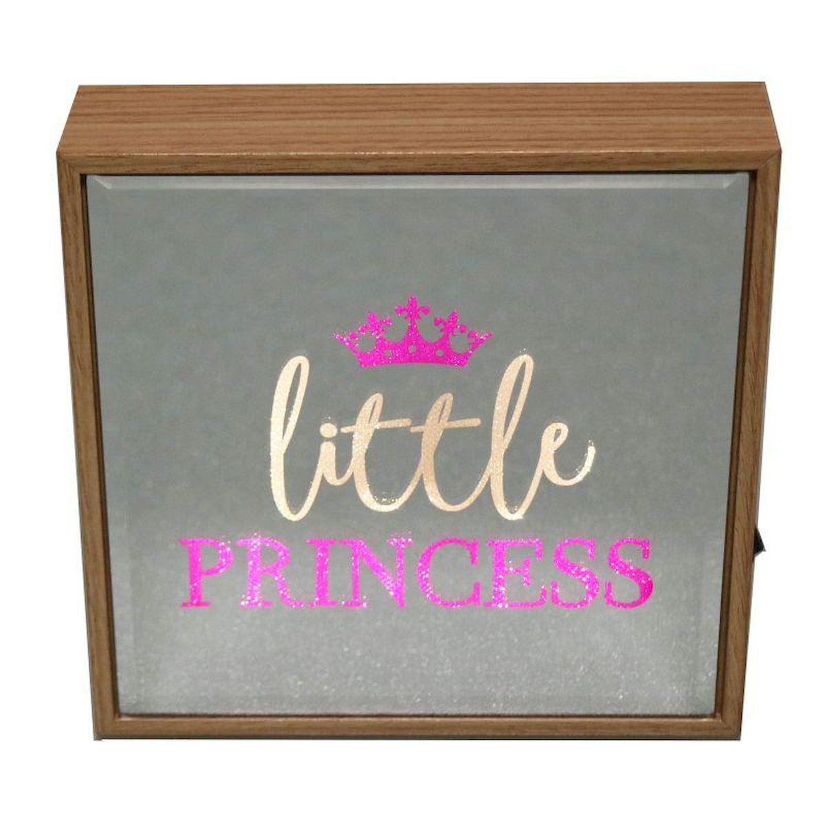 Trinx Reflection Art Little Princess Led Block Sign | Wayfair