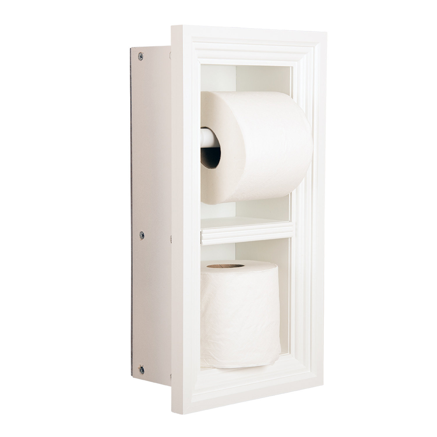 Timber Tree Cabinets Butler Double Recessed Toilet Paper Holder | Wayfair