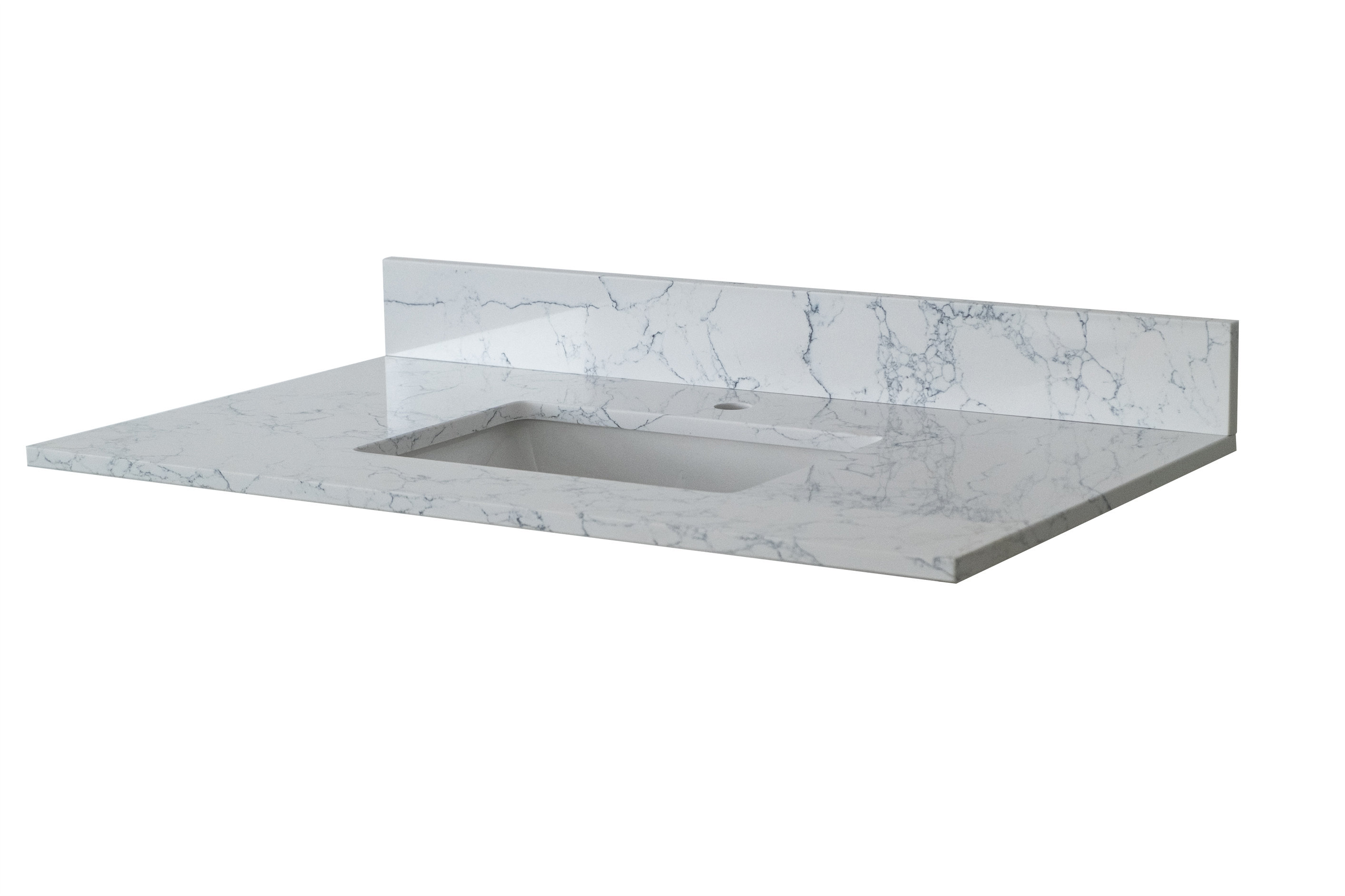 Modern Luxe Furniture 31" Single Bathroom Vanity Top with Sink ...