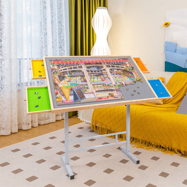 Jumbl Jigsaw Puzzle Table & Reviews | Wayfair