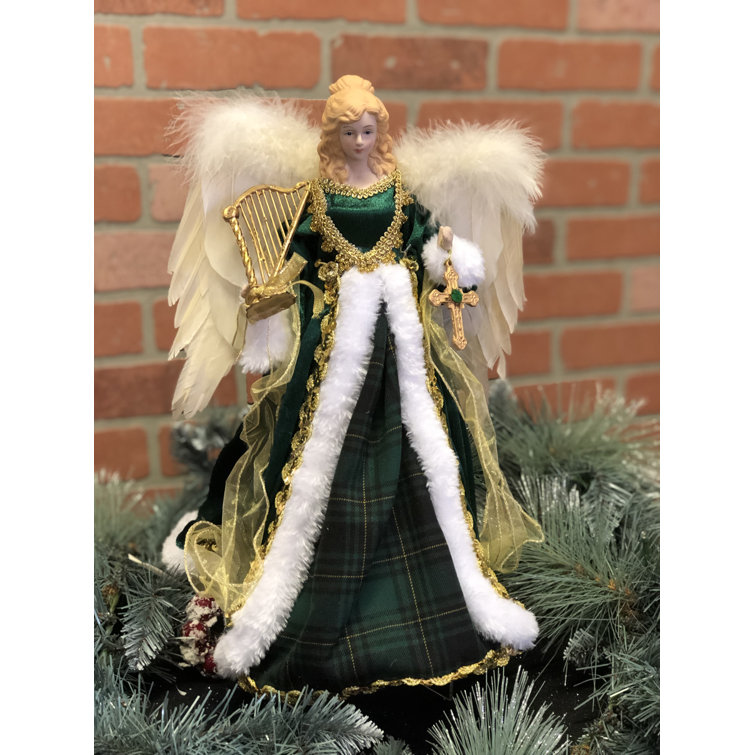 August Grove® Irish Angel Tree Topper & Reviews | Wayfair