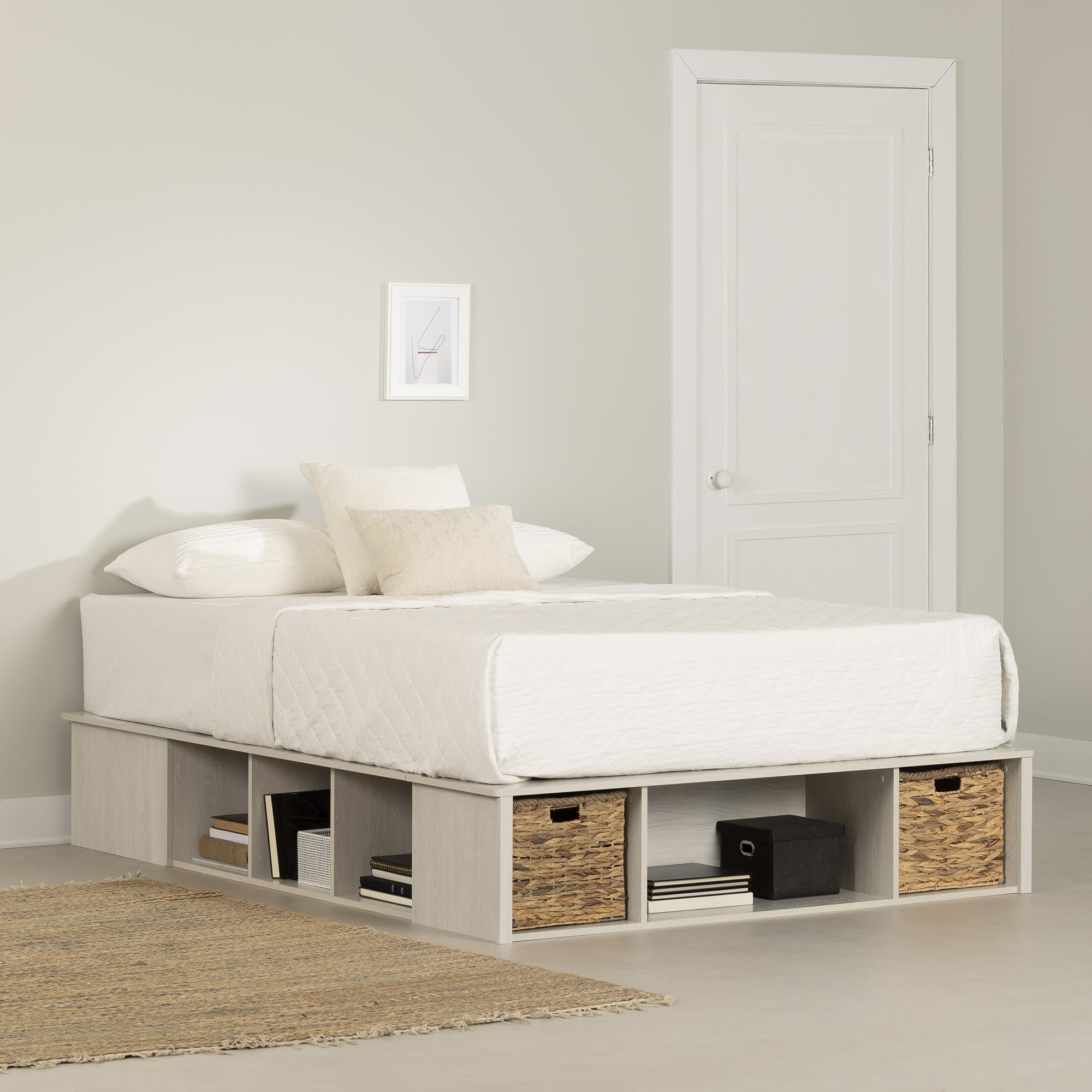South Shore Prairie Storage Bed With Baskets & Reviews | Wayfair