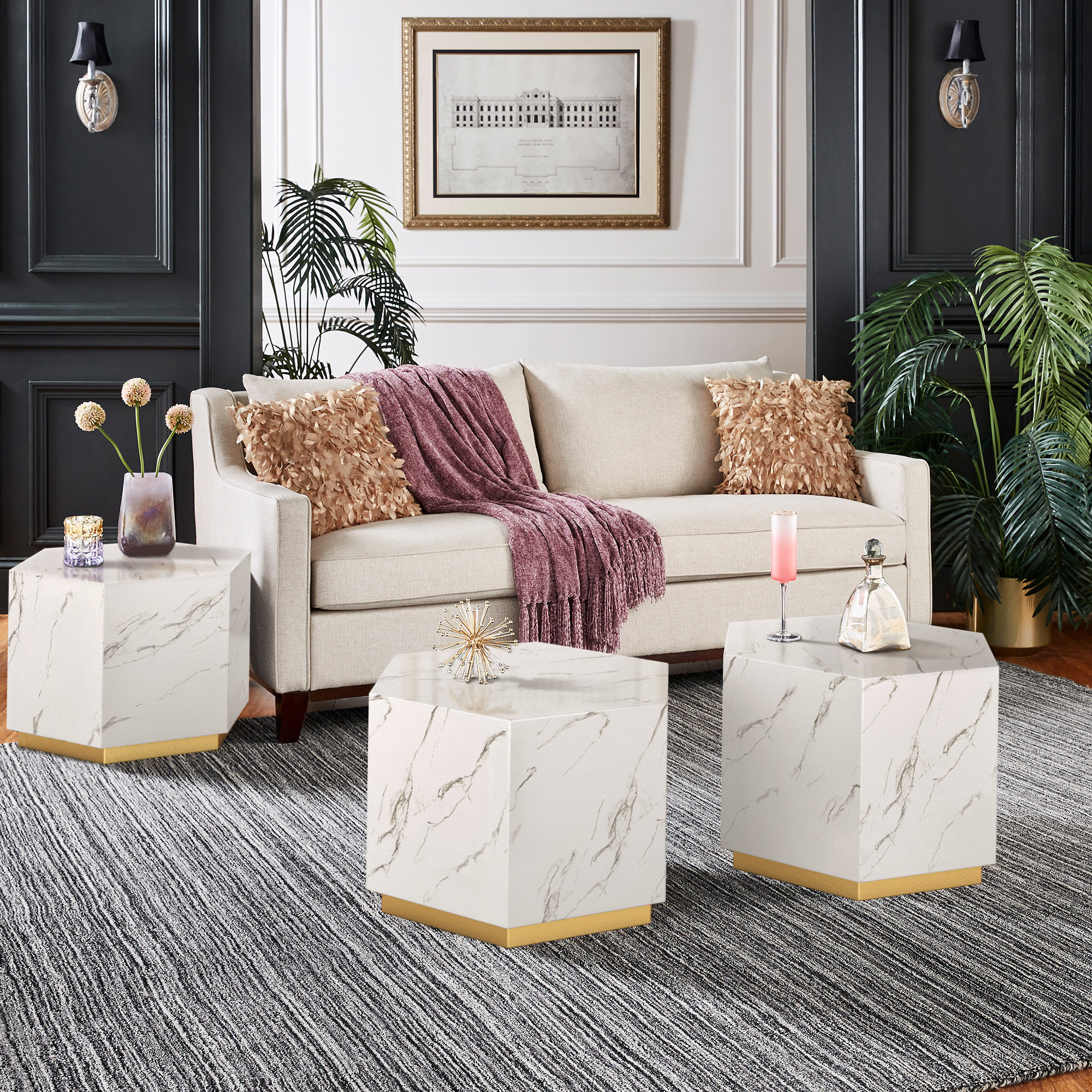 Kingstown Home Roman Coffee Table & Reviews | Wayfair