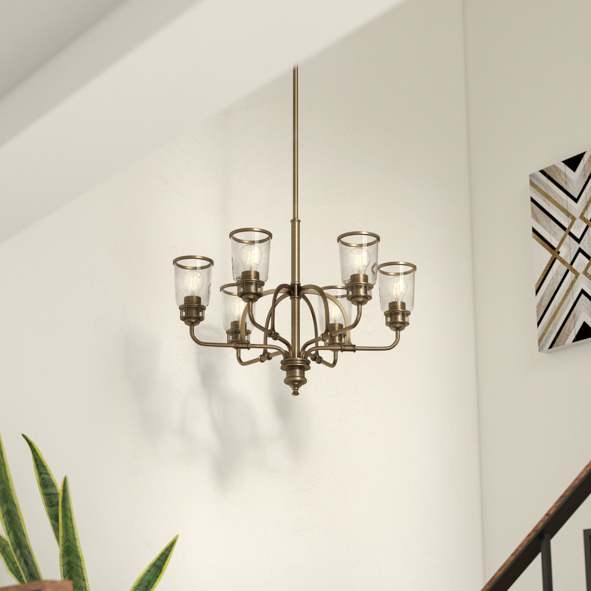 Beachcrest Home Derrick 6 - Light Dimmable Classic / Traditional ...