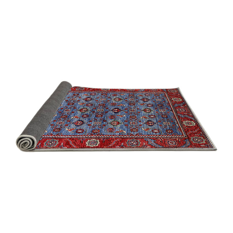 Bungalow Rose Gately Blue/Red Rug | Wayfair