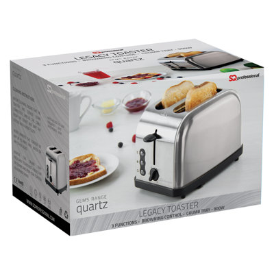 SQProfessionalLtd SQ Professional Gems 2 slice Toaster with Removable ...