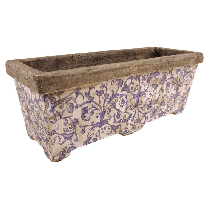 Fallen Fruits Aged Ceramics Rectangular Planter | Wayfair.co.uk