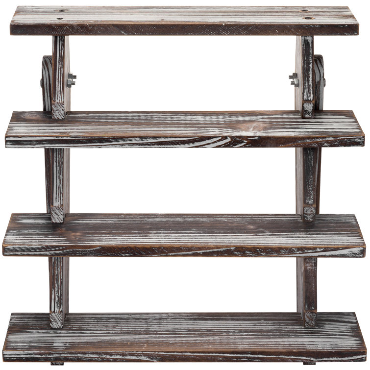 Gracie Oaks 4 Tier CascadingMerchandise Display Riser Stand Rack ...