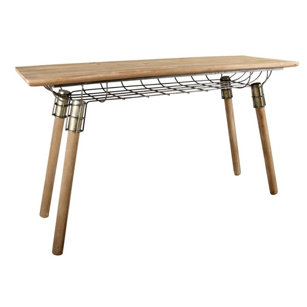 Isabelline Nautilus 50Cm Solid Wood Console Table | Wayfair.co.uk