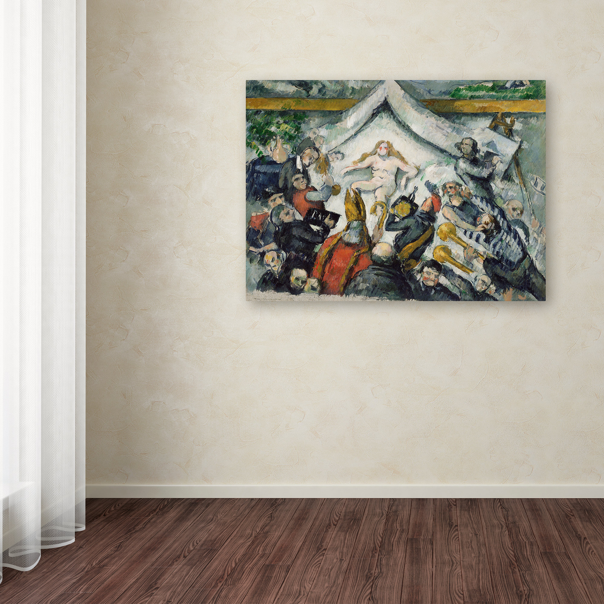 Vault W Artwork The Eternal Female by Paul Cezanne - Wrapped Canvas ...