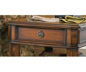 Hooker Furniture Brookhaven Solid Wood End Table With storage & Reviews ...